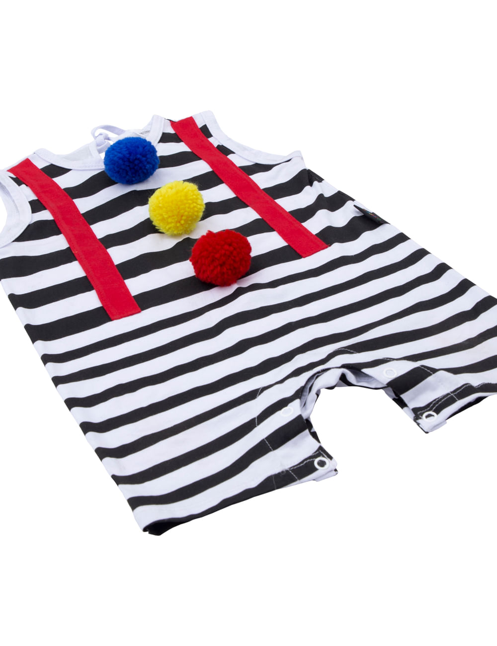 PIMPAO BB SM PALHACO - BRANCO/PRETO - lojabbbasico